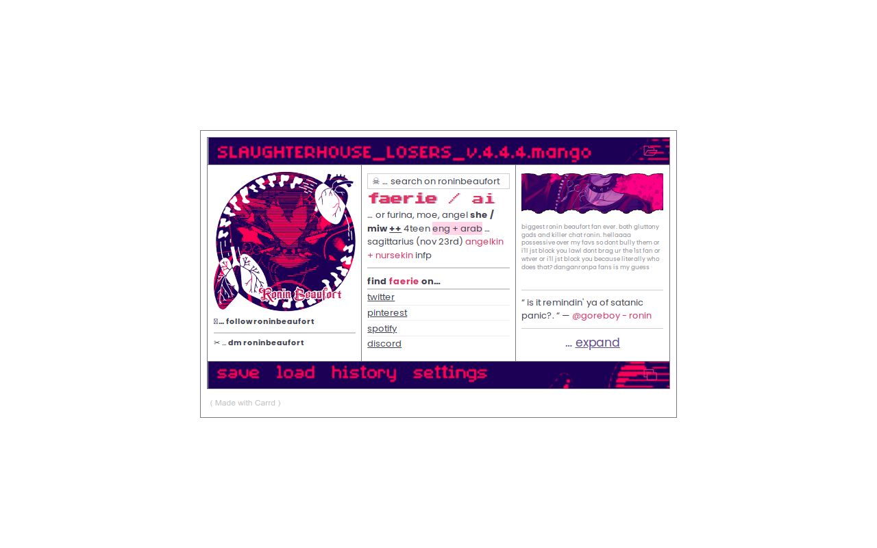 The butcher's hideout